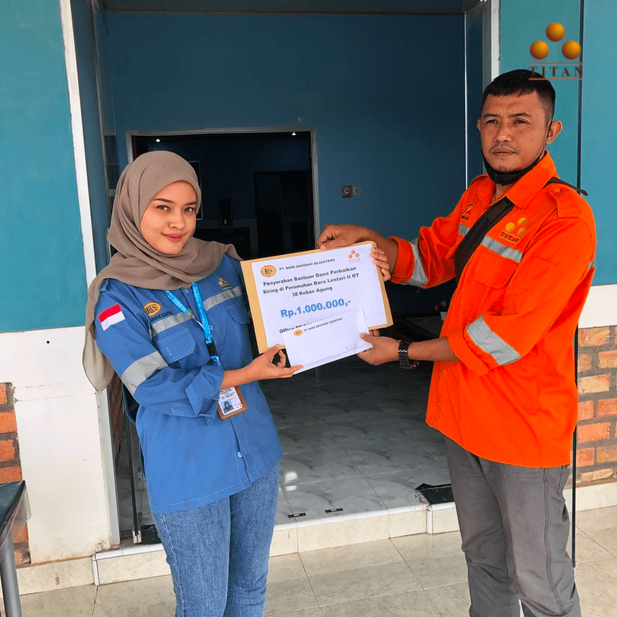 PT.BAS (Titan Infra Energy Grup) Peduli pada Masyarakat Sekitar - Titan ...