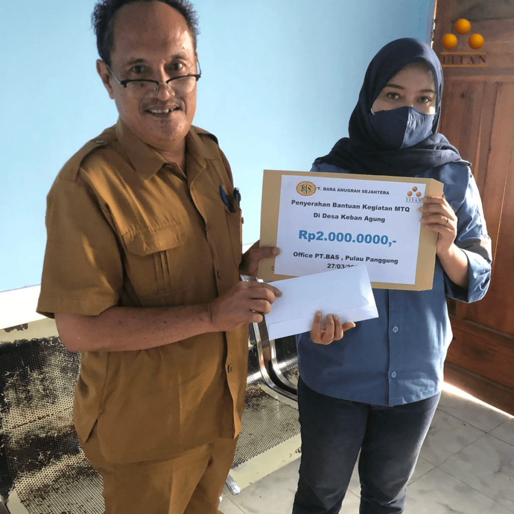 PT.BAS (Titan Infra Energy Grup) Peduli pada Masyarakat Sekitar - Titan ...